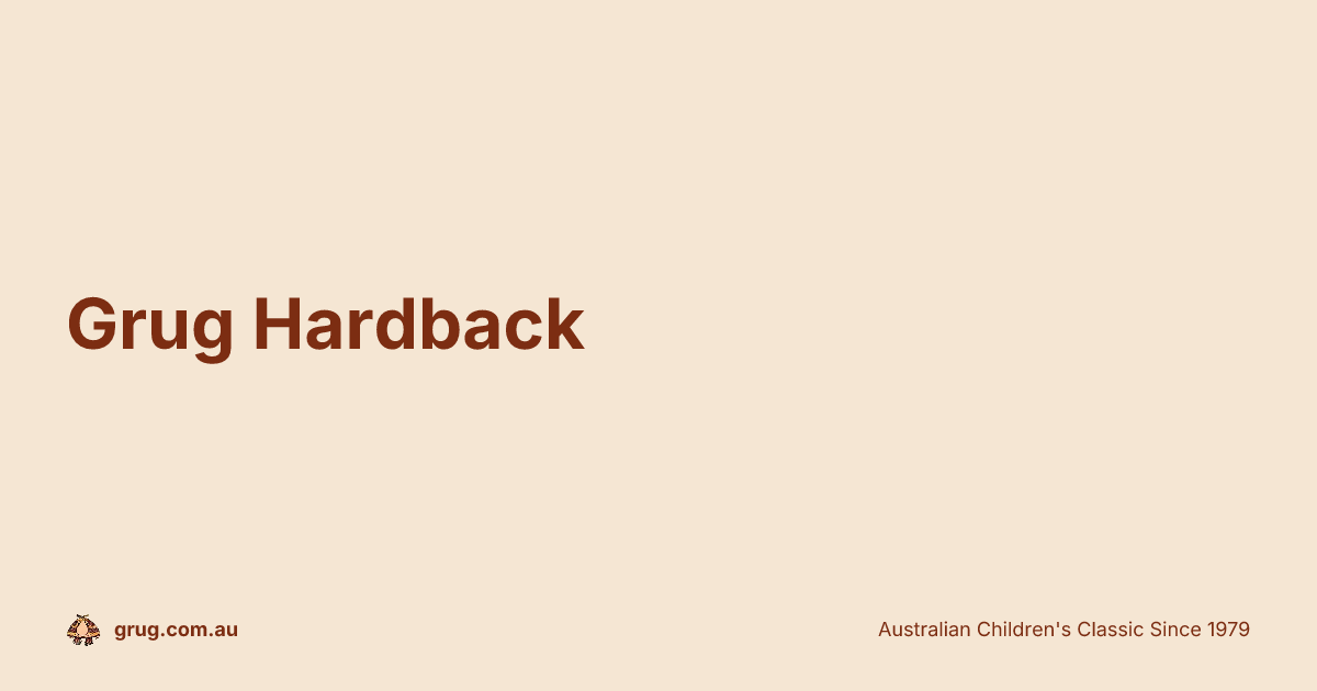 Grug Hardback - Grug Books | Grug • Children's book series by Ted Prior