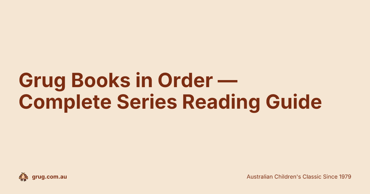 Grug Books in Order — Complete Series Reading Guide